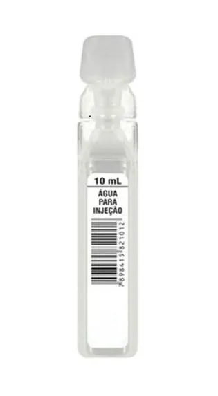 AGUA P/INJ 10ML AMP. PLAST. - ISOFARMA